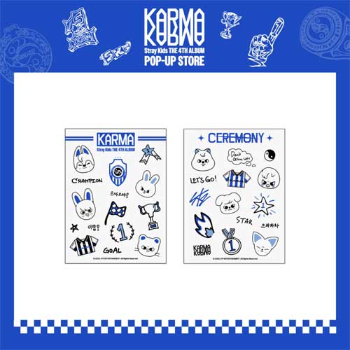 STRAY KIDS [ KARMA ] POP-UP MD | SKZOO TATTOO STICKER – Music Plaza