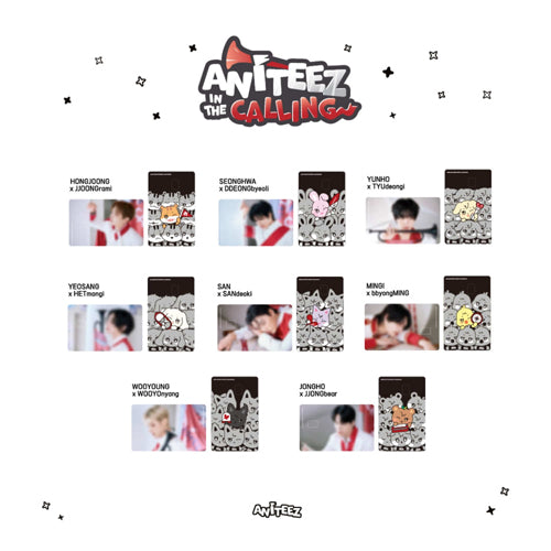 ATEEZ x ANITEEZ [ CARD COVER STICKER SET ] ANITEEZ IN THE CALLING MD ...