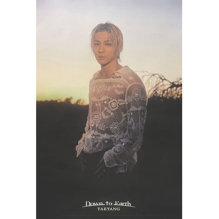 태양 | TAEYANG | EP ALBUM [ DOWN TO EARTH ] | POSTER ONLY– Music Plaza
