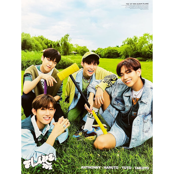 티오지 | TOZ | 1ST MINI ALBUM [ FLARE ] | (A VER.) POSTER ONLY – Music Plaza