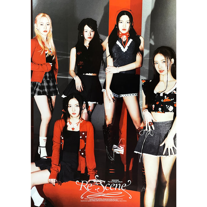 리센느 | RESCENE | 1ST SINGLE ALBUM [ Re:scene ] | (VER.2) POSTER ONLY ...