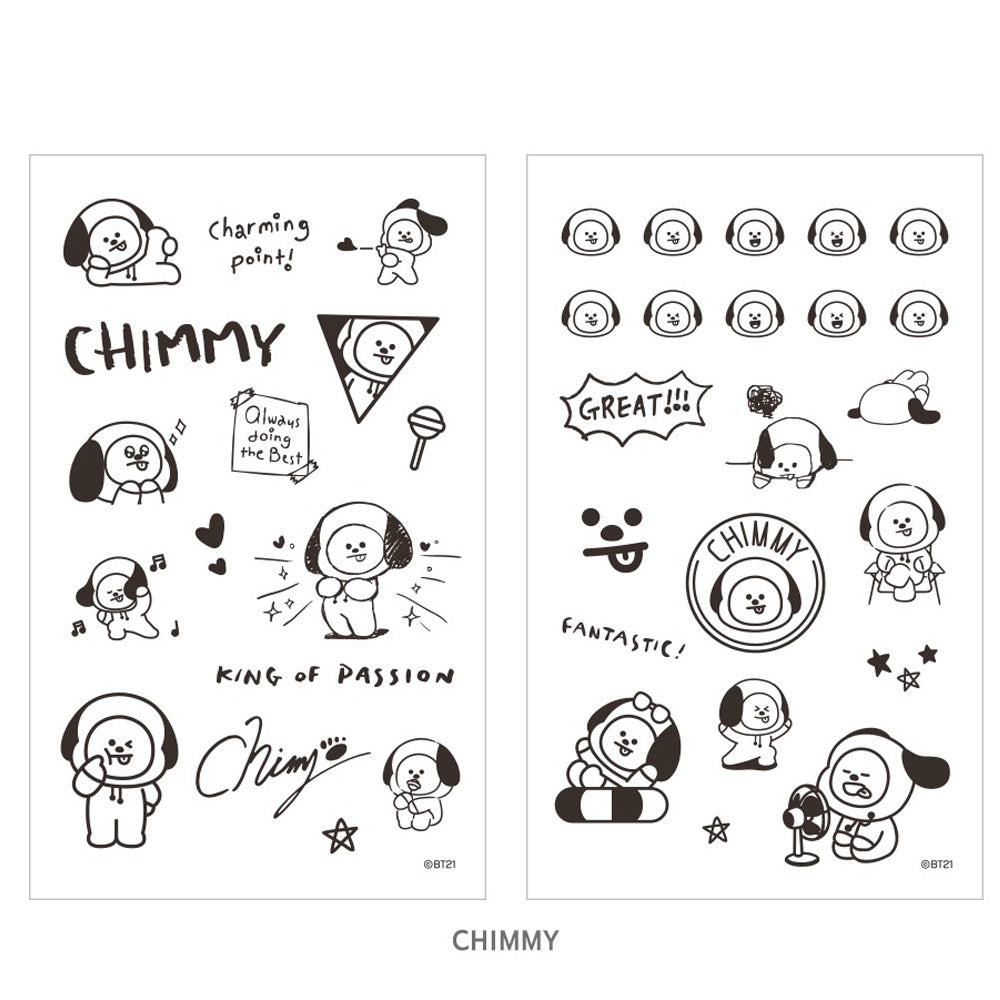 BT21 TATTOO STICKER – Music Plaza