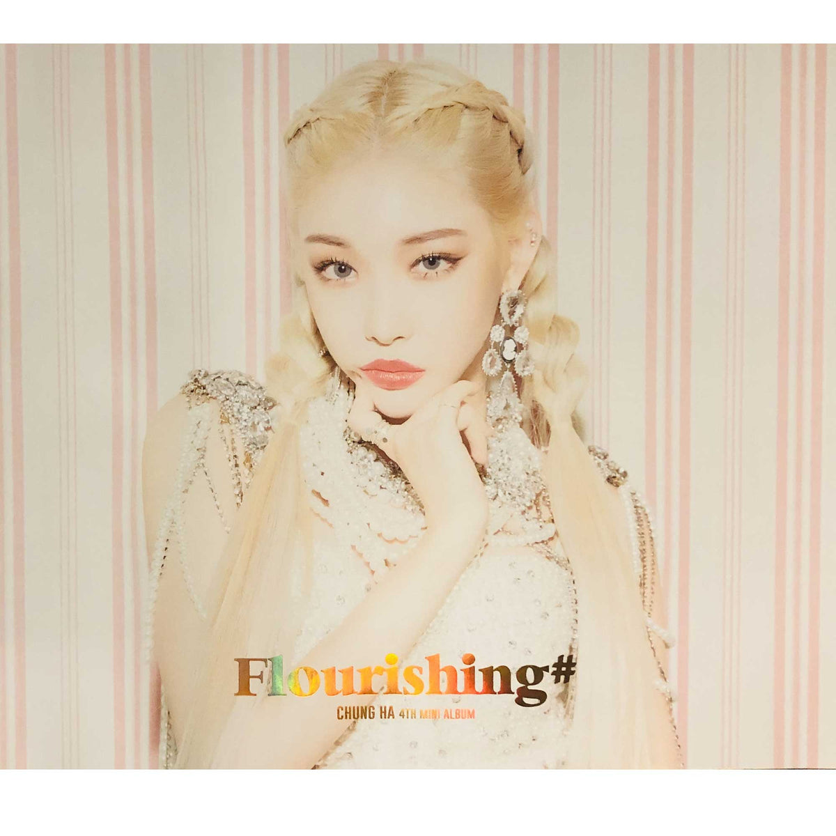 청하 | CHUNG HA 4TH MINI [ FLOURISHING ] POSTER– Music Plaza