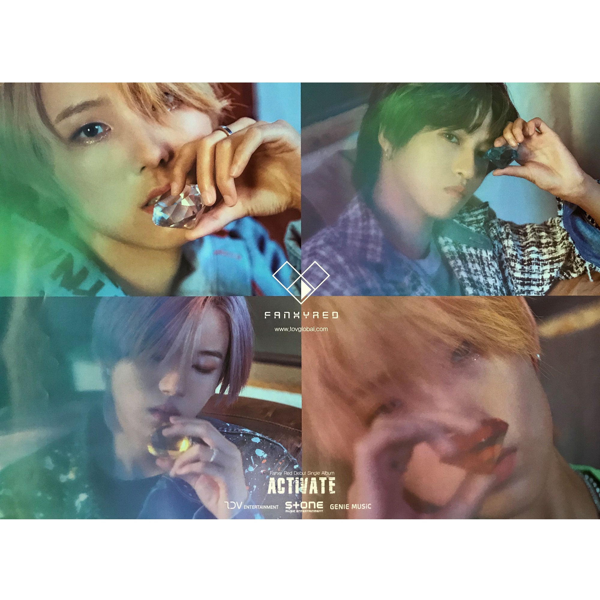 팬시레드 | FANXY RED | 1ST SINGLE ALBUM [ ACTIVATE ] | (A VER.) POSTER ONL ...