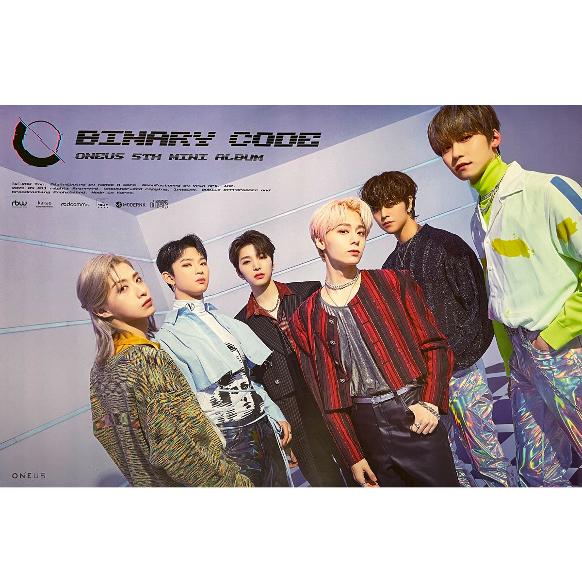 원어스 | ONEUS | LIGHT US - 1ST MINI ALBUM | POSTER– Music Plaza