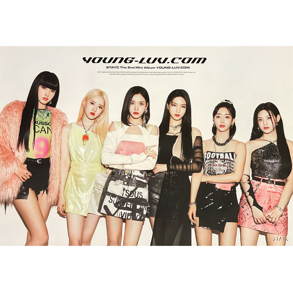 스테이씨 | STAYC | 2ND MINI ALBUM [ YOUNG-LUV.COM ] | (LUV VER. A) POSTER ...