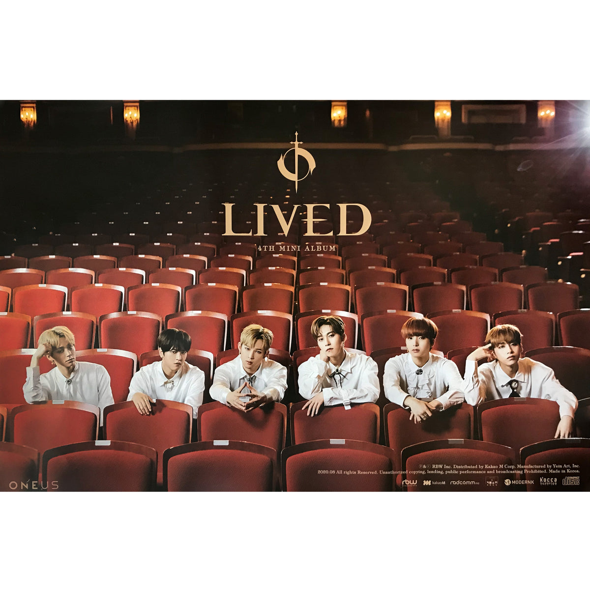 원어스 | ONEUS | LIGHT US - 1ST MINI ALBUM | POSTER– Music Plaza
