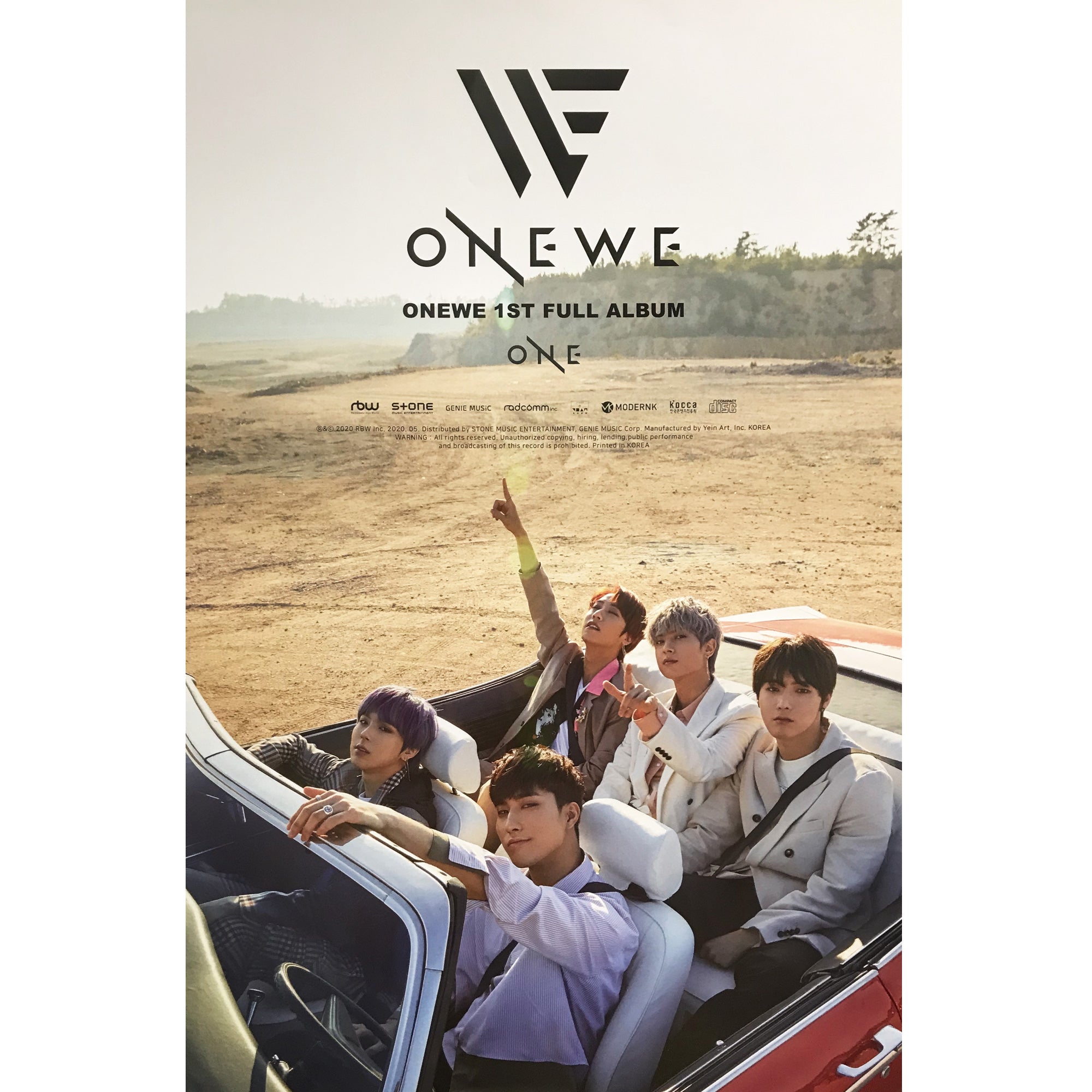 원위 | ONEWE | 1ST ALBUM [ ONE ] | (B VER.) POSTER ONLY – Music Plaza