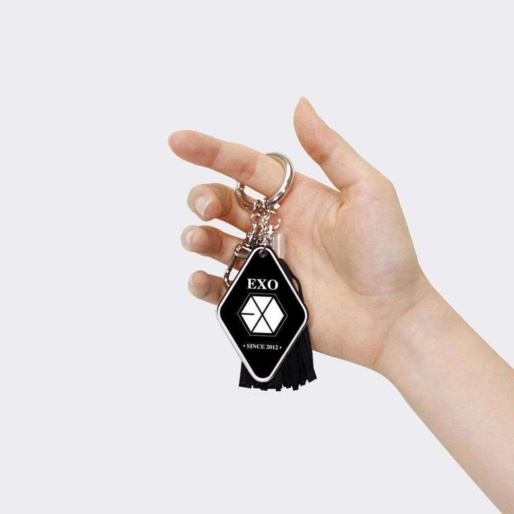 엑소 | EXO LEATHER TASSEL KEYCHAIN – Music Plaza