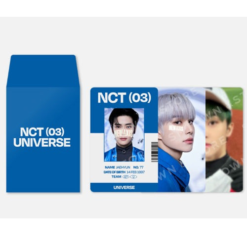 엔시티 | NCT [ UNIVERSE ] ID CARD + PHOTO CARD SET (RANDOM) – Music Plaza